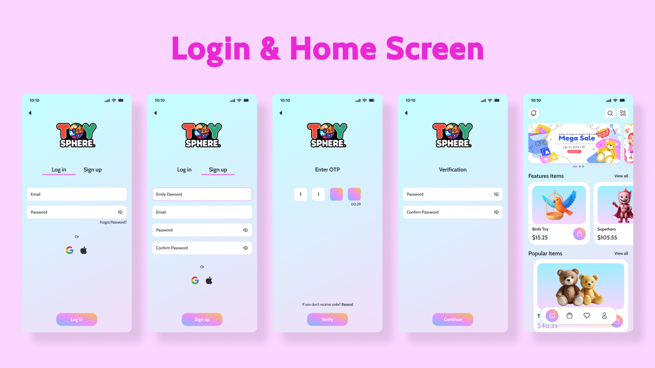ToySphere - eCommerce Flutter Mobile App Template for Toy Store | Android & iOS Ui Kit by ...