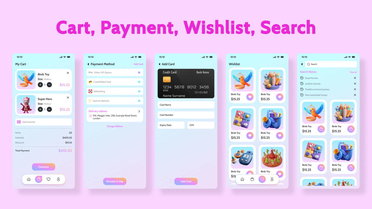 ToySphere - eCommerce Flutter Mobile App Template for Toy Store | Android & iOS Ui Kit by ...
