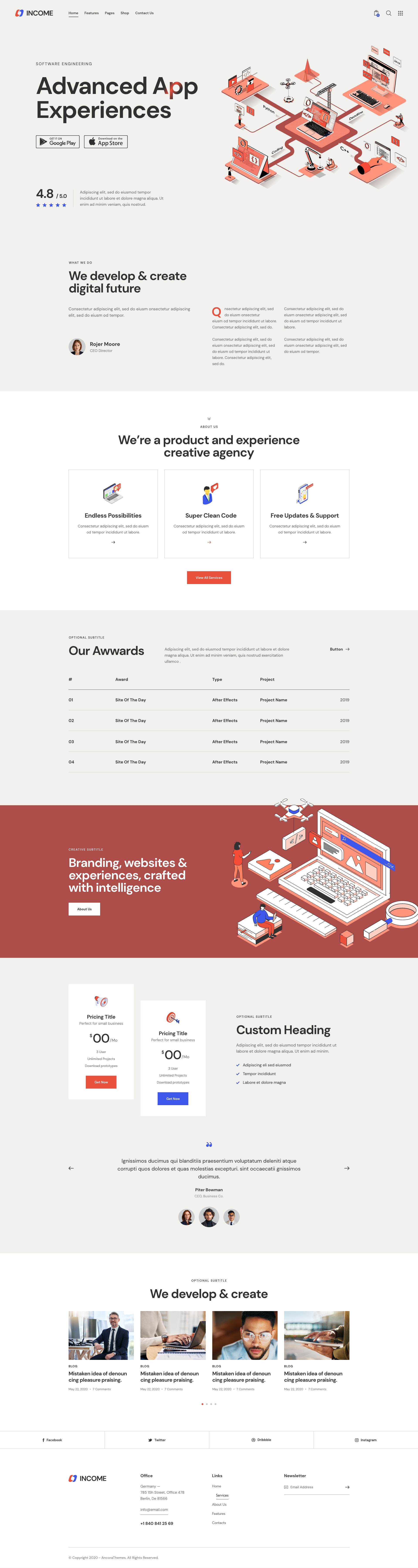 Income - Finance & Consulting Business WordPress Theme by axiomthemes