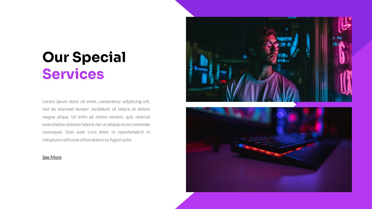 Gamepire - Stream Gaming PowerPoint Template, Presentation Templates