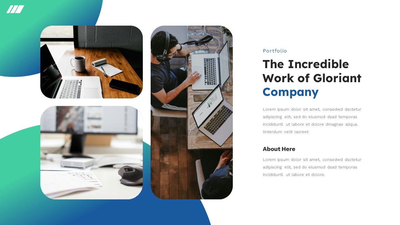 Gloriant - Work From Home PowerPoint Template, Presentation Templates