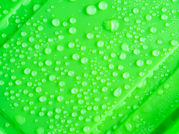 Water drop cold green background Stock Photo by wing-wing | PhotoDune
