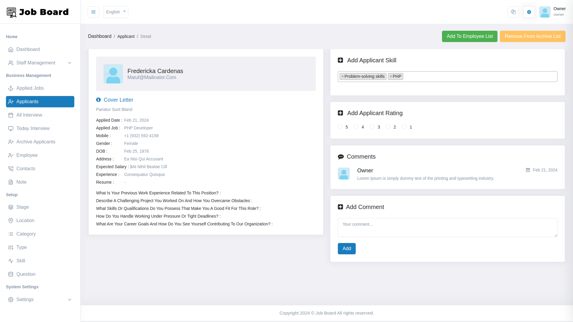 Job Board - Job Portal Management System by smartwebinfotech | CodeCanyon