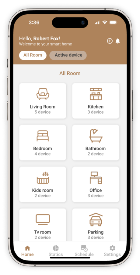 Smart Home App Template | Iot App | Home control App | Home automation ...