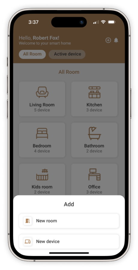 Smart Home App Template Iot App Home Control App Home Automation App React Native By