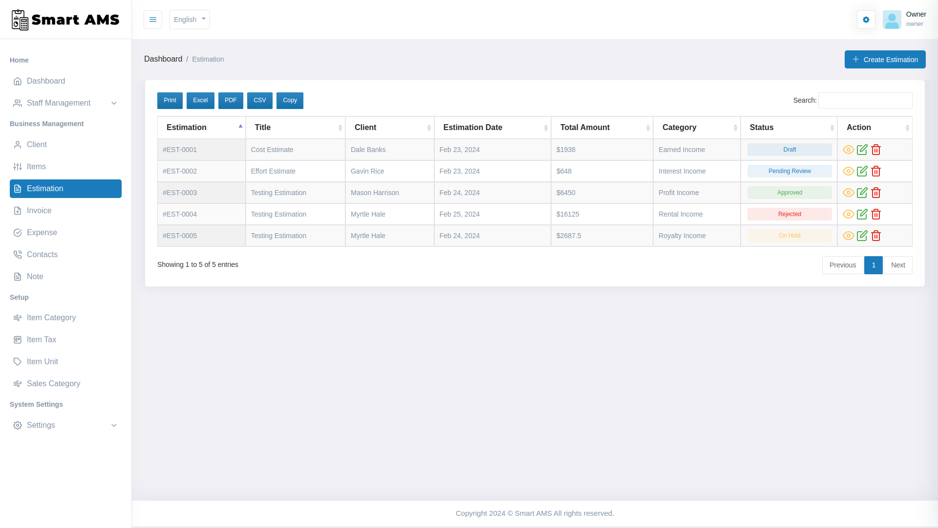 Smart AMS - Accounting Management System by smartwebinfotech | CodeCanyon