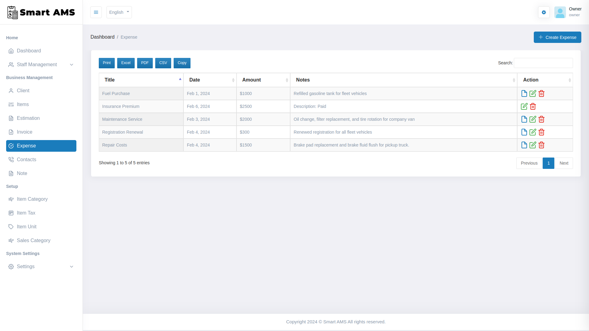 Smart AMS - Accounting Management System by smartwebinfotech | CodeCanyon