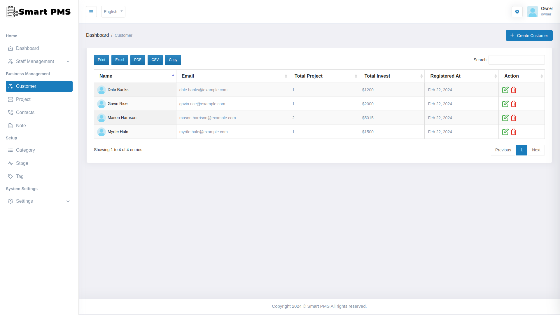 Smart PMS - Project Managment System by smartwebinfotech | CodeCanyon