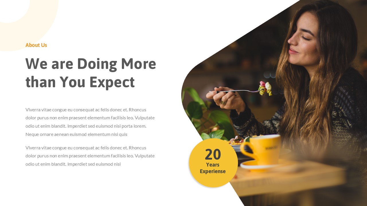 Wenaky - Restaurant & Cafe PowerPoint Template, Presentation Templates