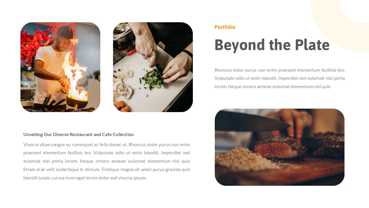 Wenaky - Restaurant & Cafe PowerPoint Template, Presentation Templates