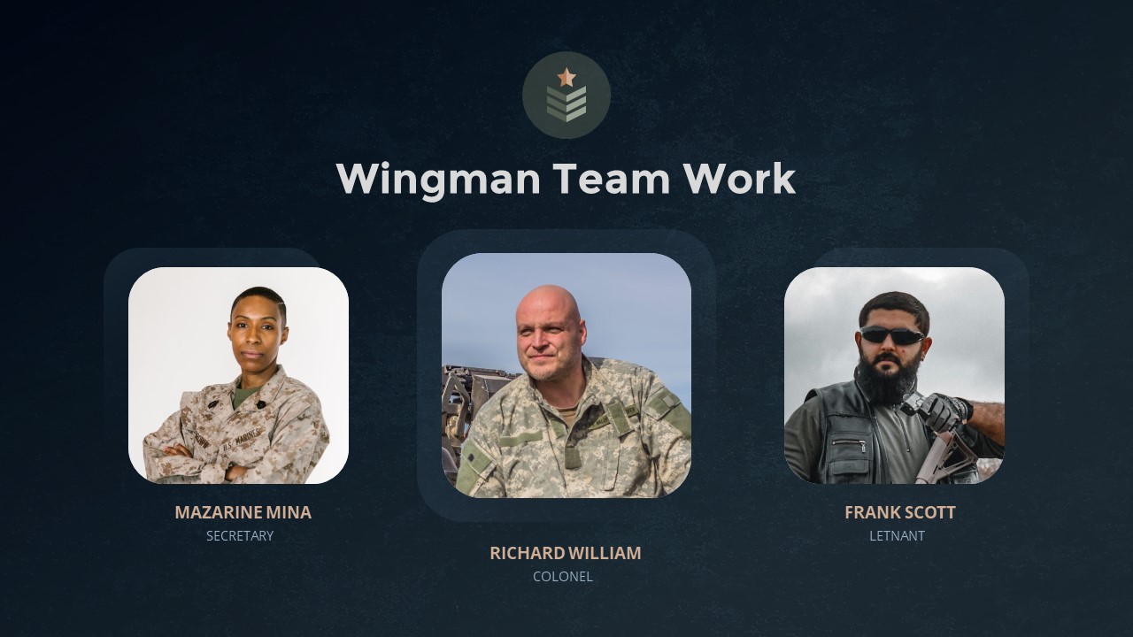 Wingman-Military Training Presentation Keynote Template, Presentation ...