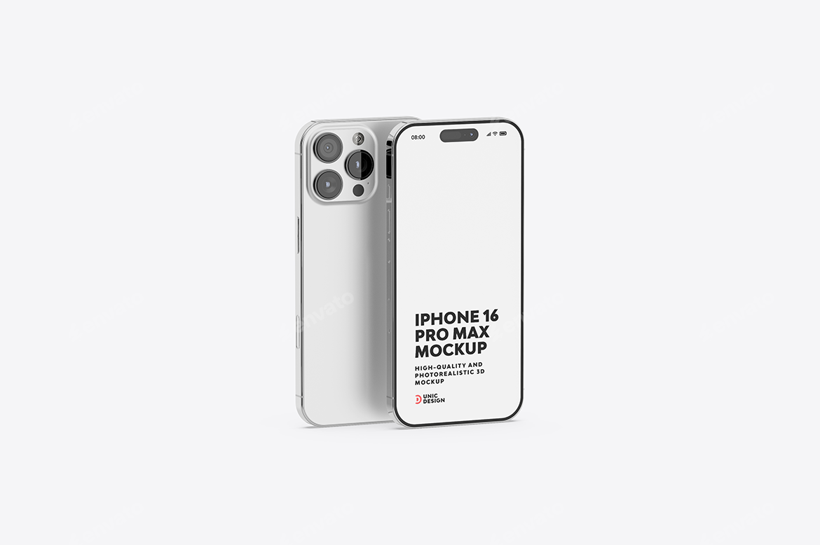 iPhone 16 Pro Max Mockup, Graphics | GraphicRiver