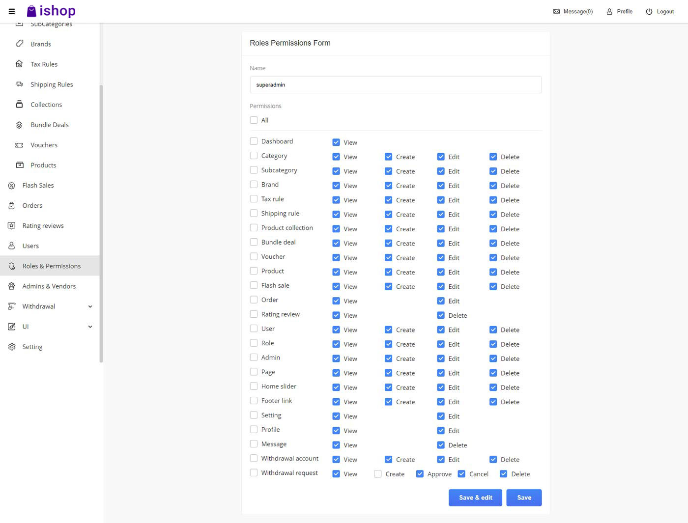Ishop eCommerce - PWA Multivendor eCommerce CMS - Laravel & Vue by WEBZED