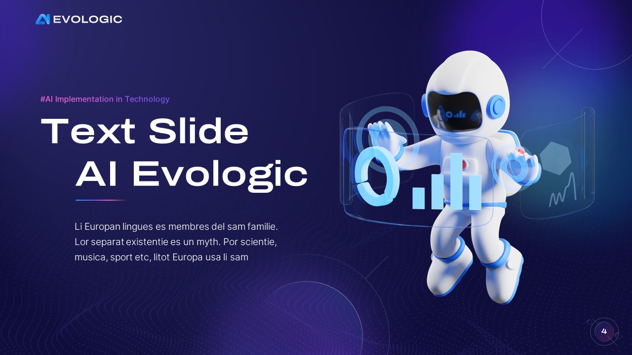 Evologic AI Technology Google Slide Template, Presentation Templates