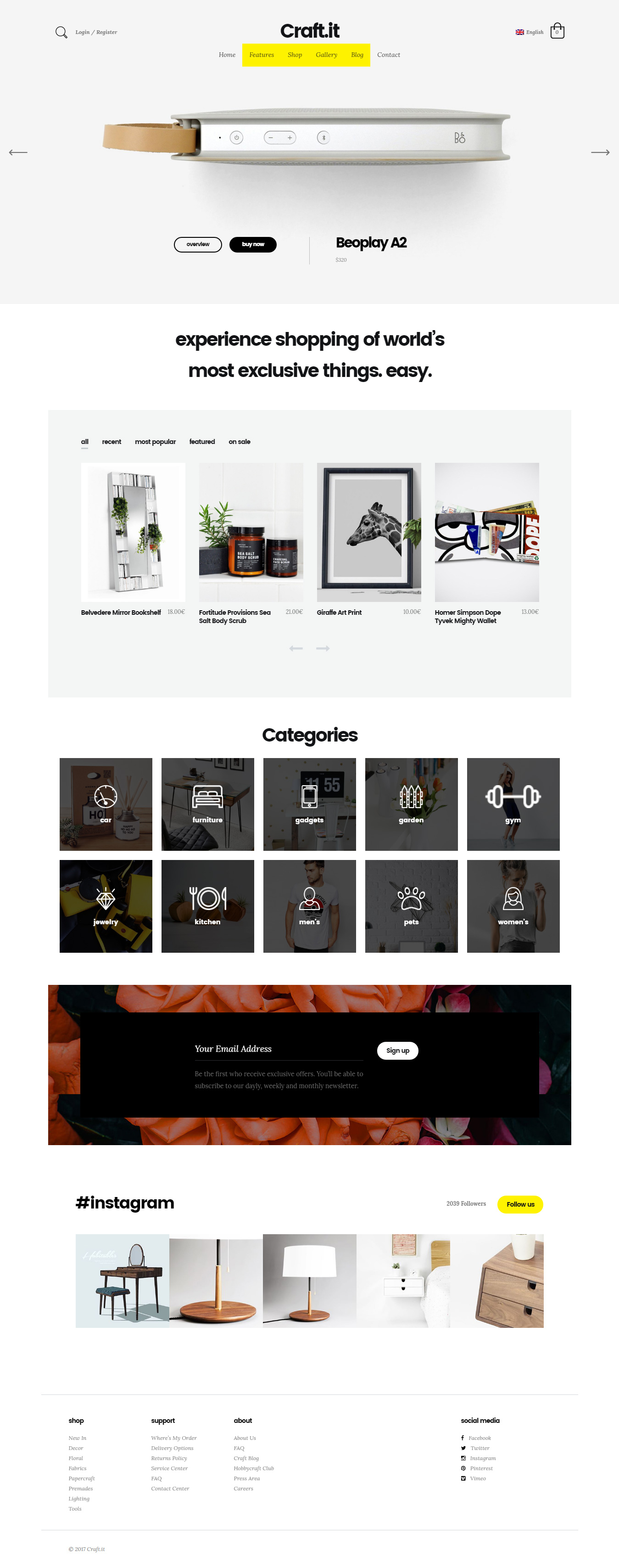 Craftit - Artisan WordPress Shopping Theme by disgogo | ThemeForest