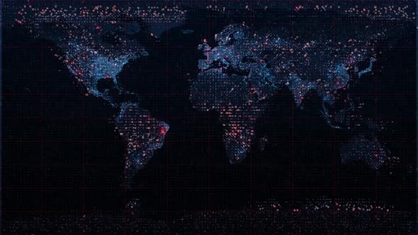 Hud World Map, Motion Graphics | VideoHive