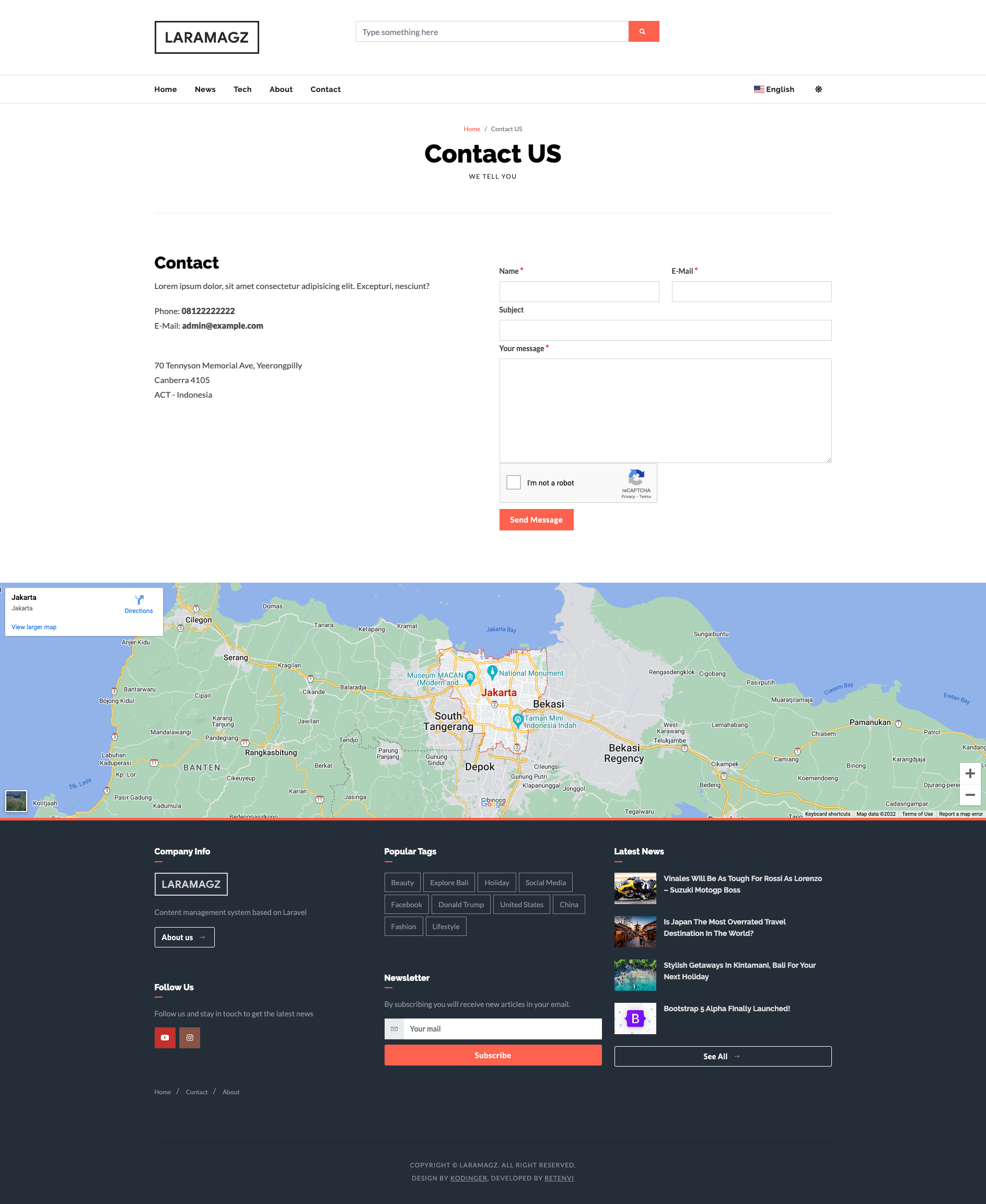 Laramagz - Laravel News & Blog CMS Script by mardianto | CodeCanyon