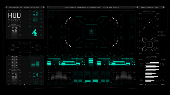 HUD UI Game Warrior Screen 01, After Effects Project Files | VideoHive