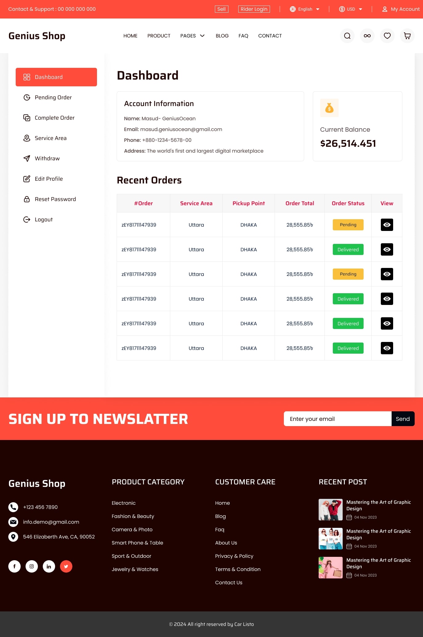 eCommerceKING - Multipurpose Online eCommerce Store Script with OTP ...