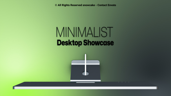 Minimalist Desktop Showcase, After Effects Project Files | VideoHive