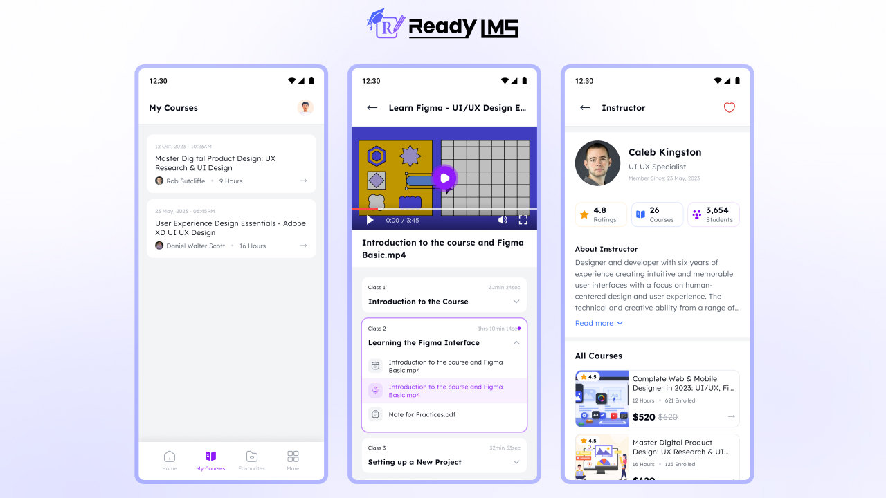 Ready LMS - Complete Learning Management System Websites, Mobile app ...