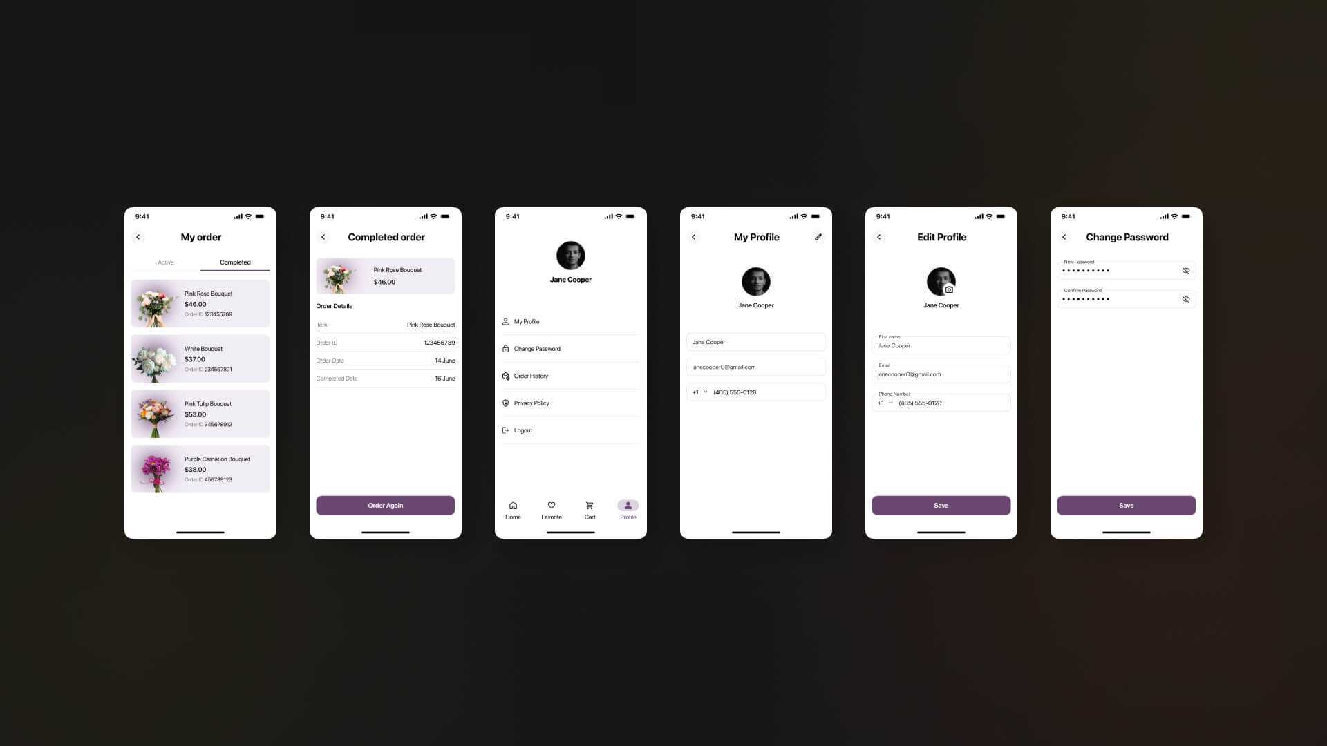 Flower Shop App UI Template | Online Flower Delivery App in Flutter ...
