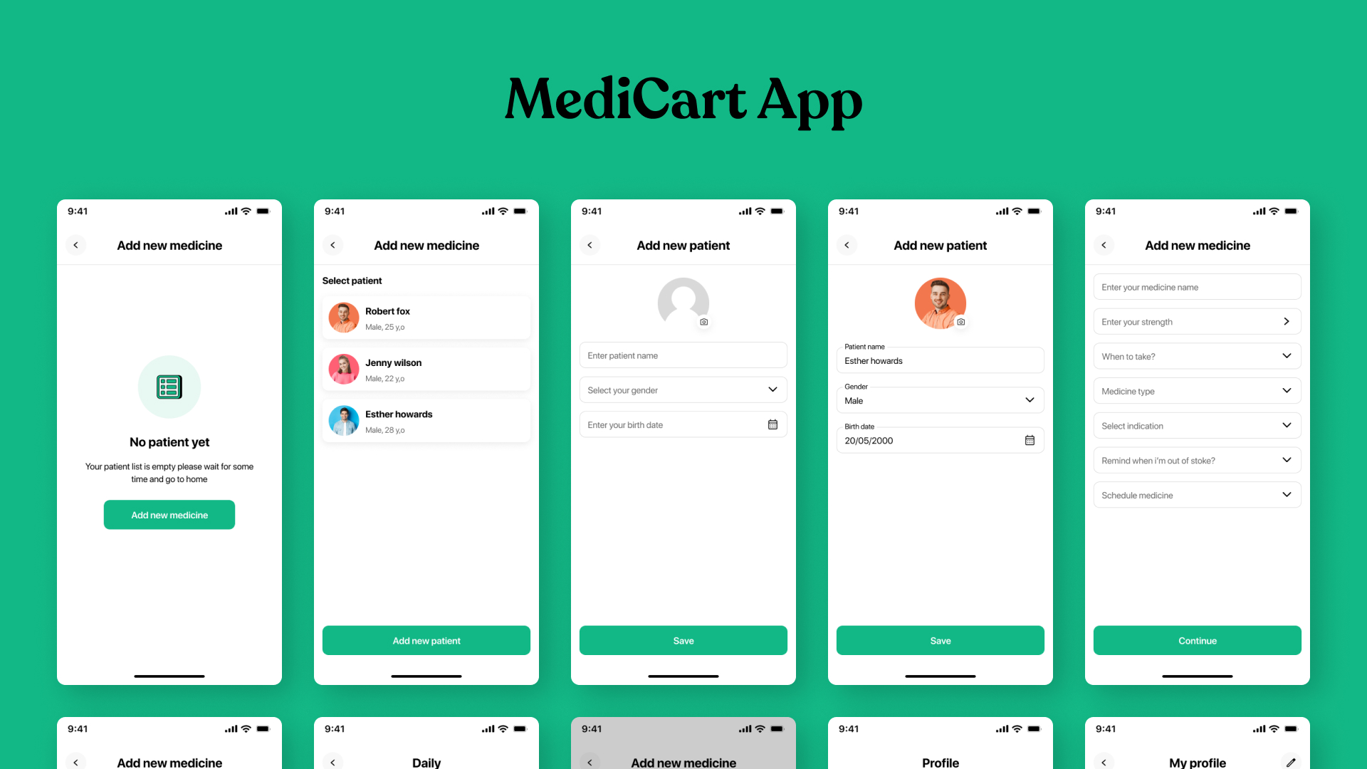 MediCart App UI Template | Online Medicine Delivery App in Flutter ...