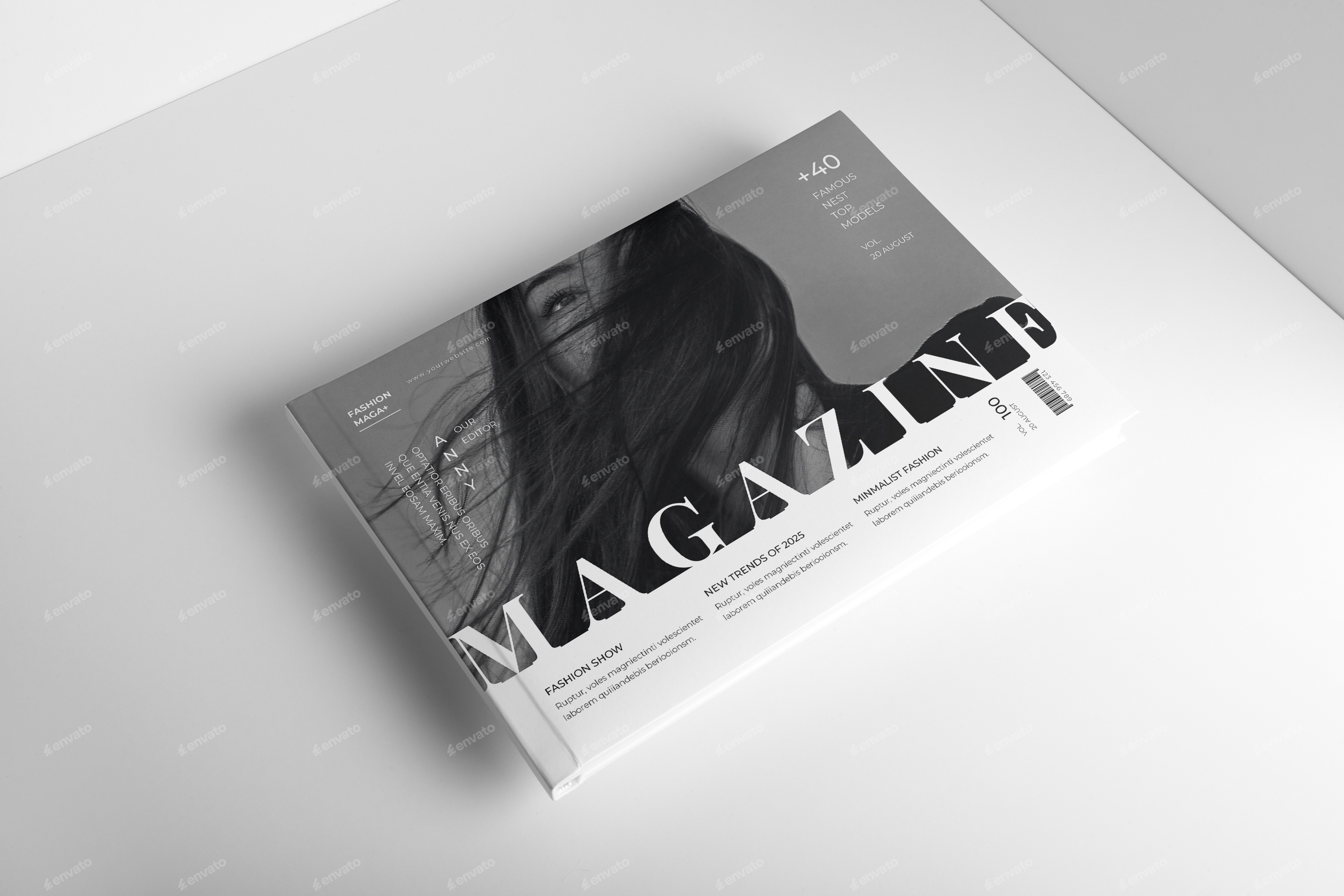 Magazine Design Landscape, Print Templates | GraphicRiver