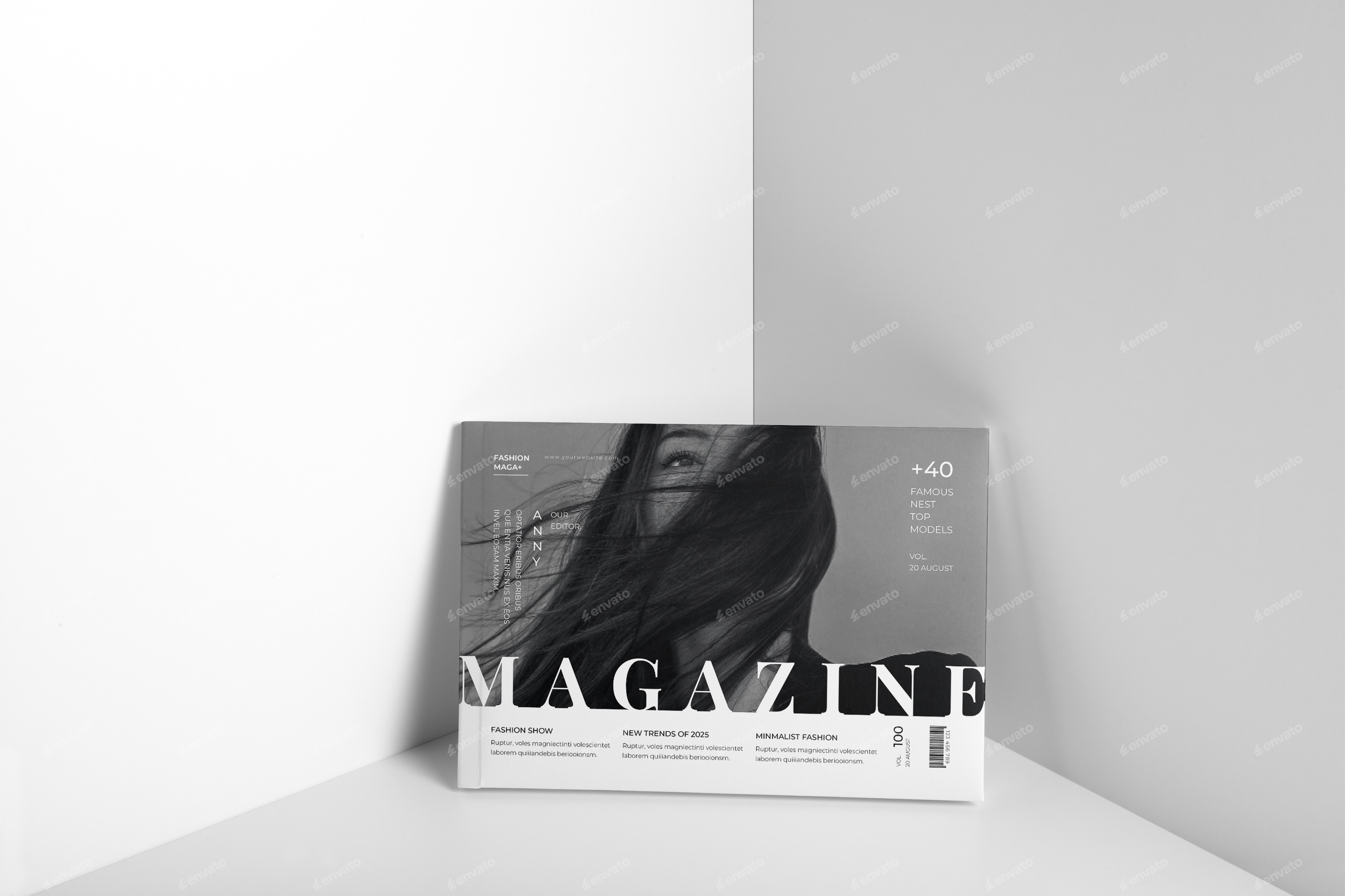Magazine Design Landscape, Print Templates | GraphicRiver