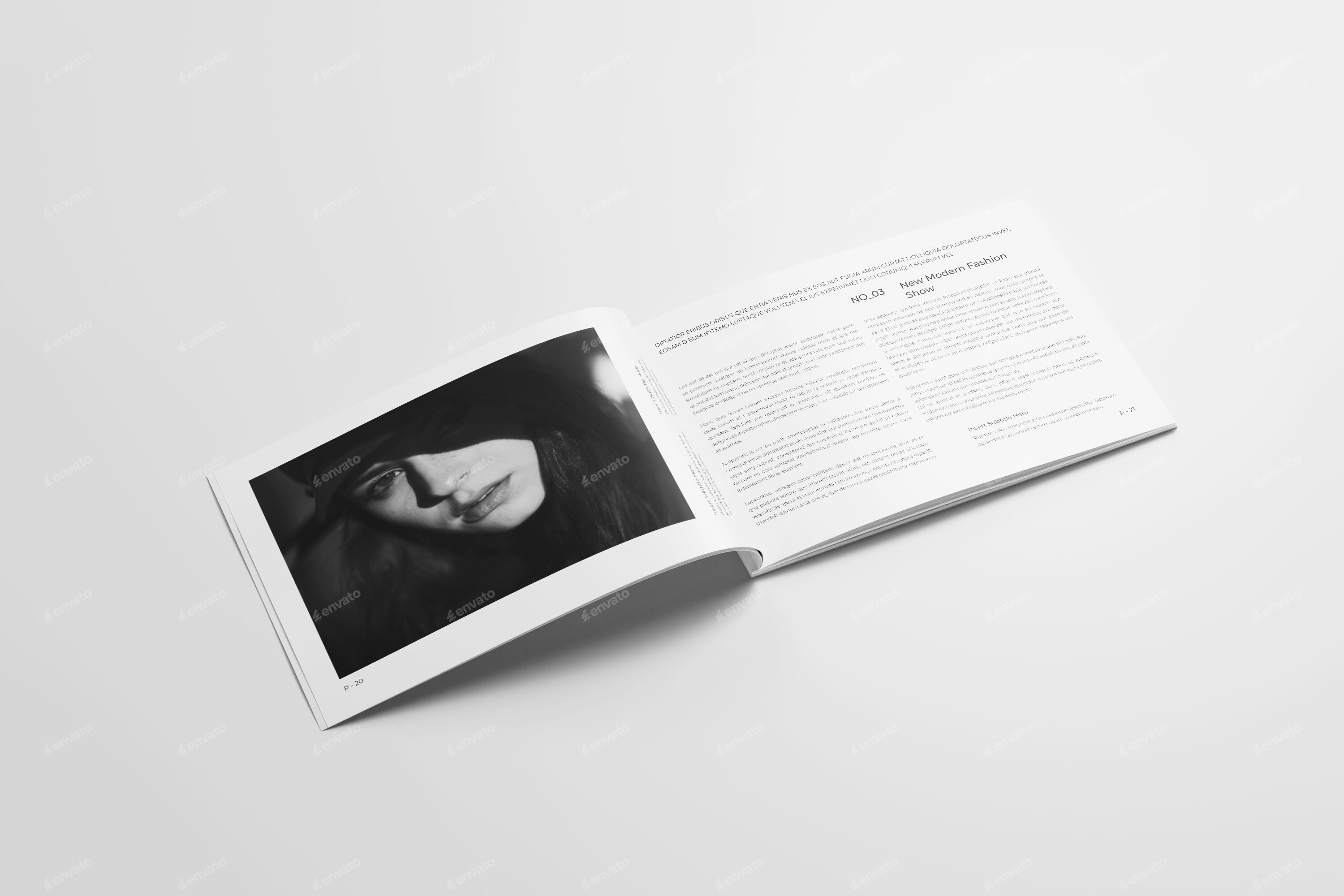 Magazine Design Landscape, Print Templates | GraphicRiver