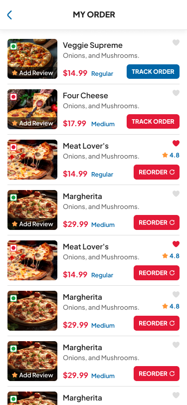 FireSlice - React Native Expo Pizza Delivery Mobile App Template by ...