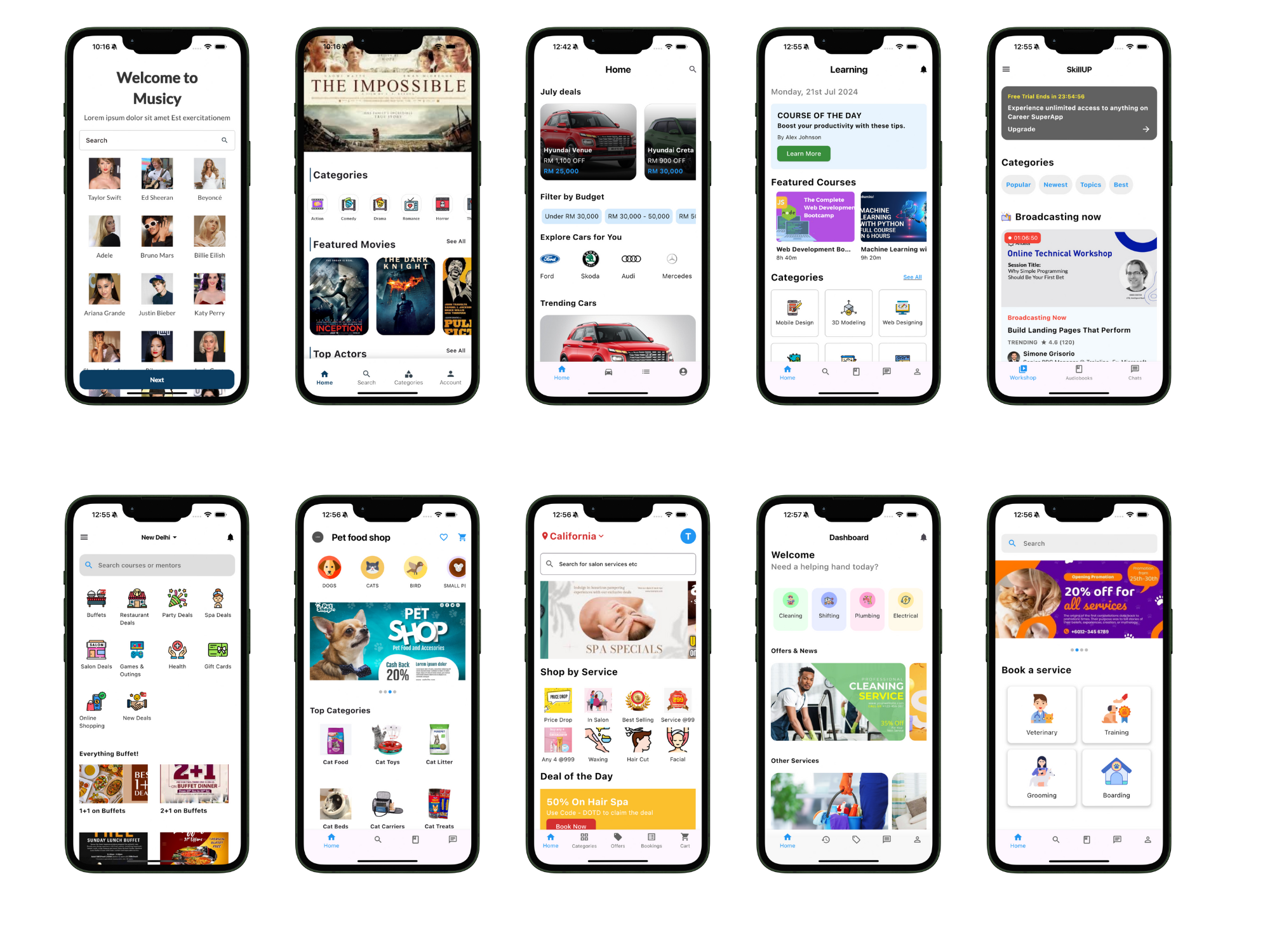 WOWKit Pro - Flutter UI KIt - 75 apps , 400+ widgets, 200+ components- WITHOUT THIRD PARTY ...