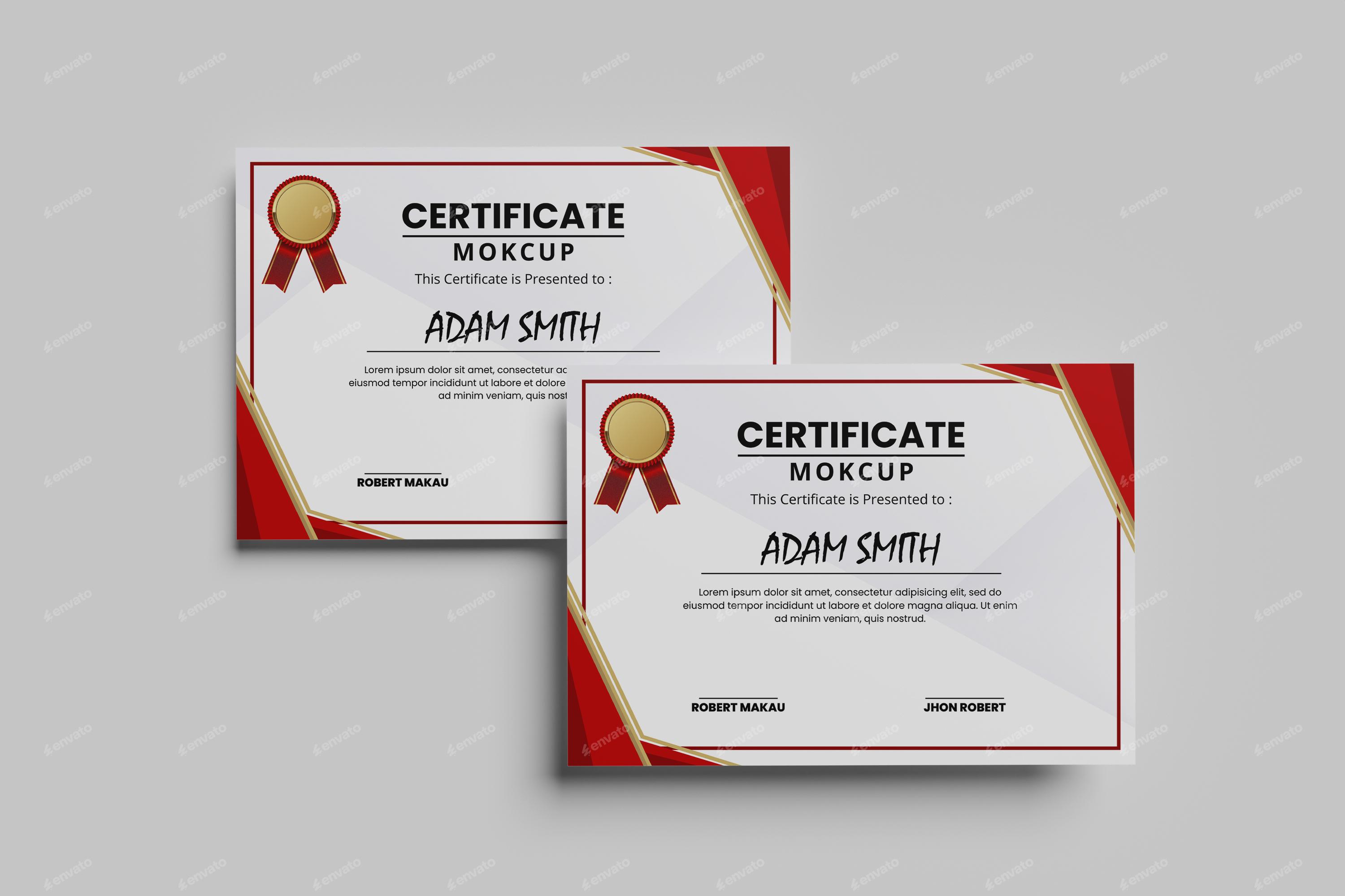 Perfect landscape certificate mockup, Graphics | GraphicRiver