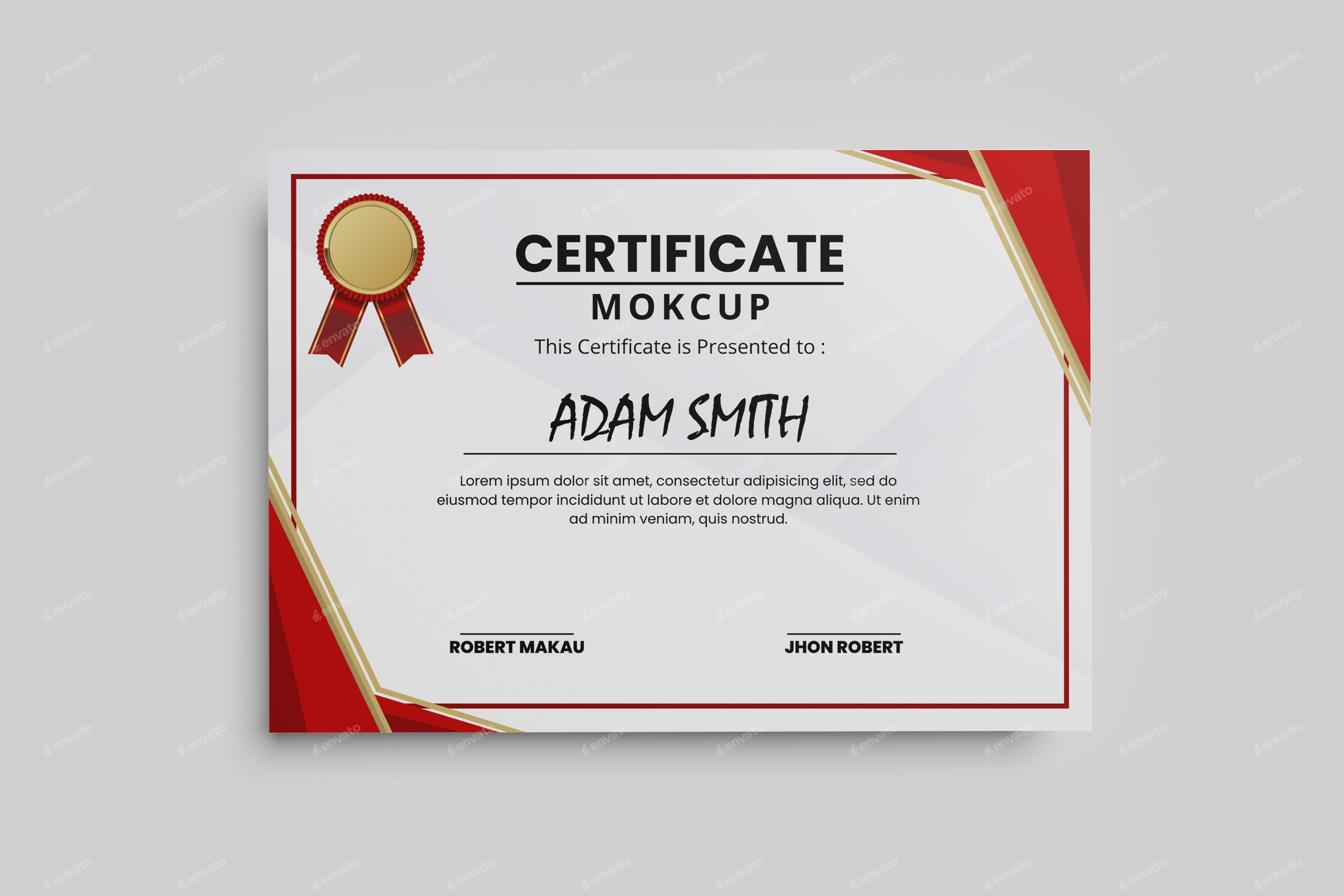 Perfect landscape certificate mockup, Graphics | GraphicRiver