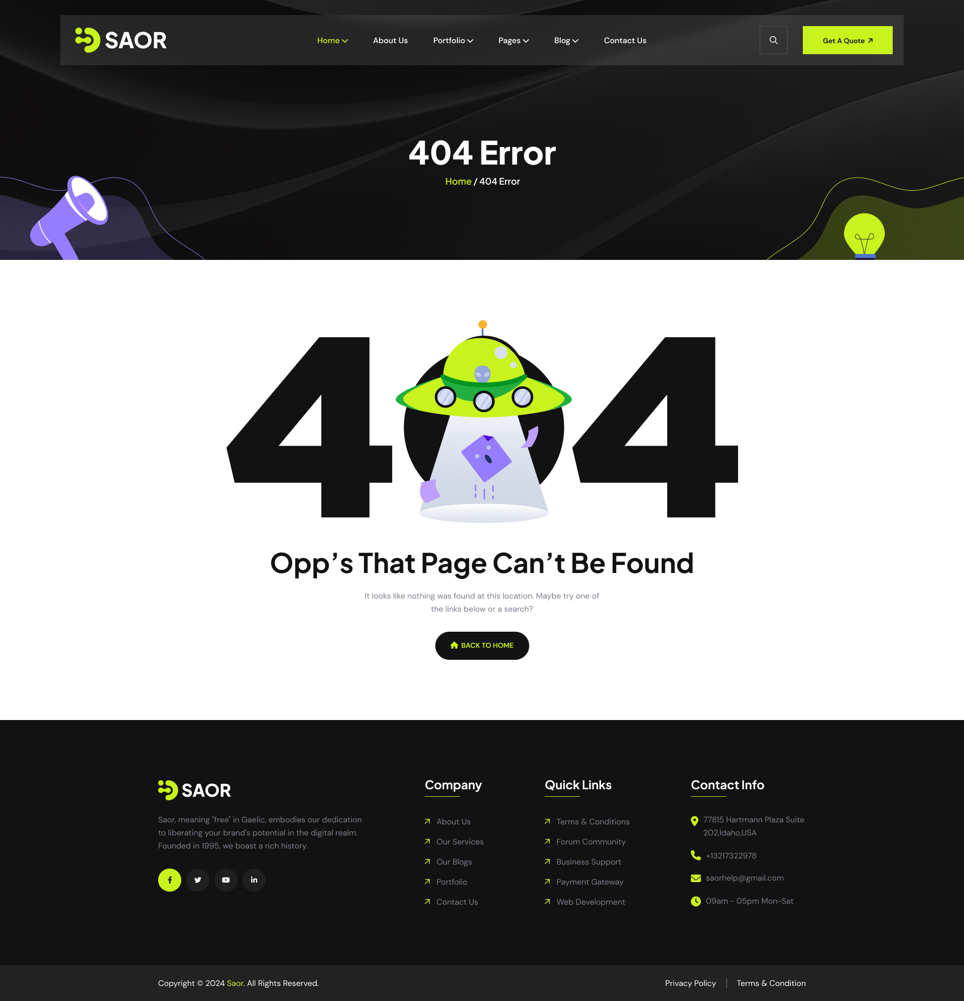 Saor – SEO Digital Marketing Agency Figma Template by themeholy ...