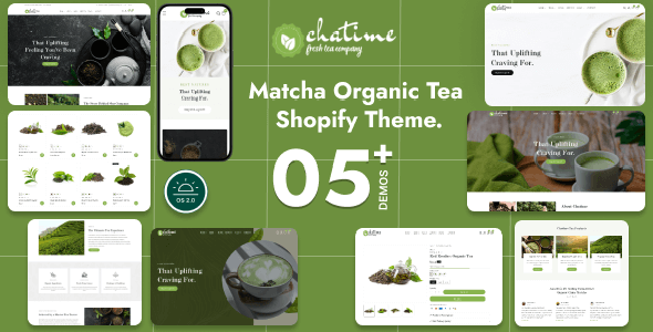 Chatime - Matcha & Organic Tea Store Shopify Theme by Team90Degree