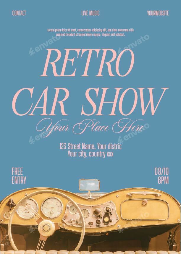 Music Album Release Flyer, Print Templates | GraphicRiver