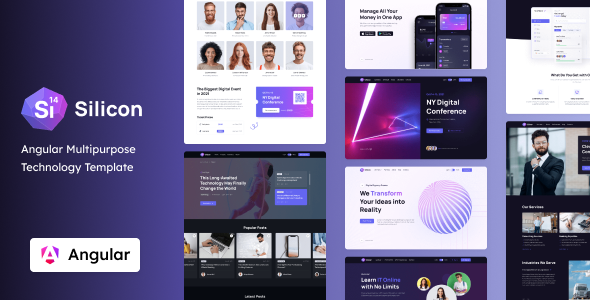 Silicon - Angular Business & Technology Template by Stackbros | ThemeForest