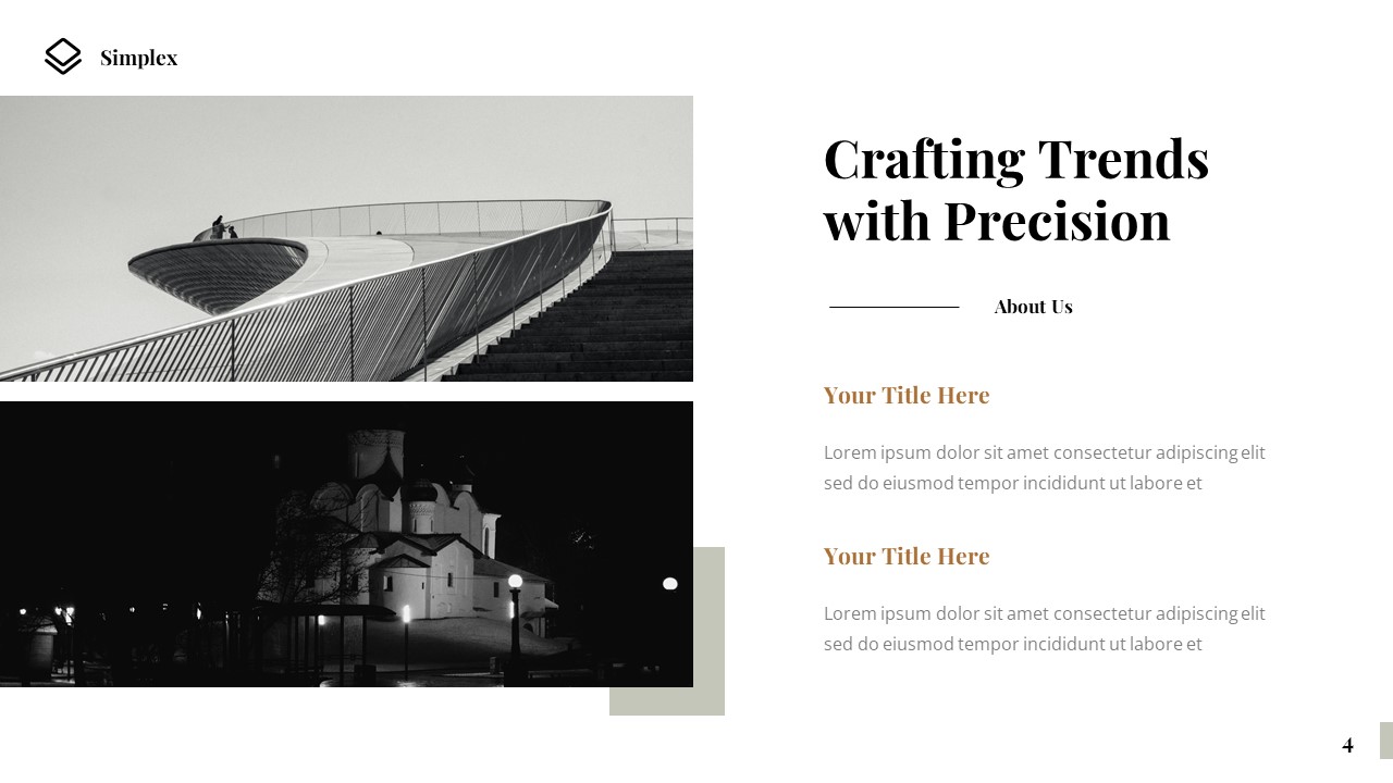 Simplex - Minimalist Keynote Template, Presentation Templates ...