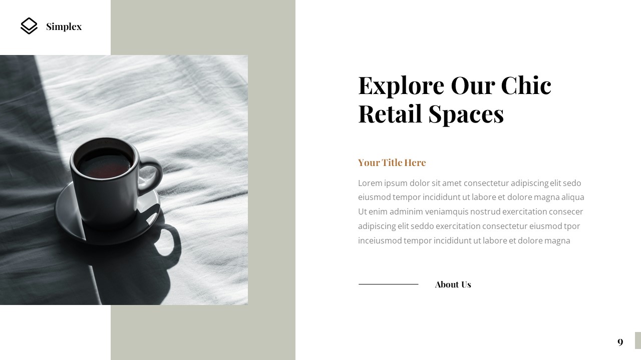 Simplex - Minimalist Keynote Template, Presentation Templates ...