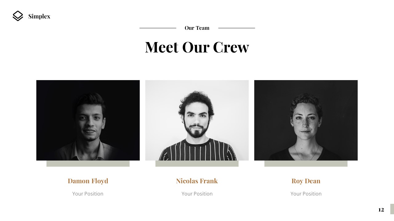 Simplex - Minimalist Keynote Template, Presentation Templates ...