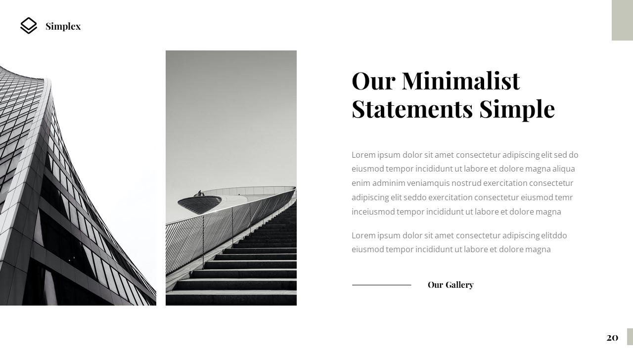 Simplex - Minimalist Keynote Template, Presentation Templates ...