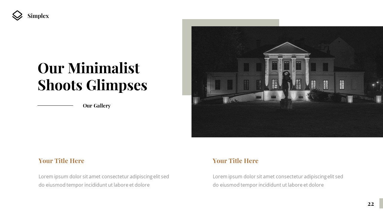 Simplex - Minimalist Keynote Template, Presentation Templates ...