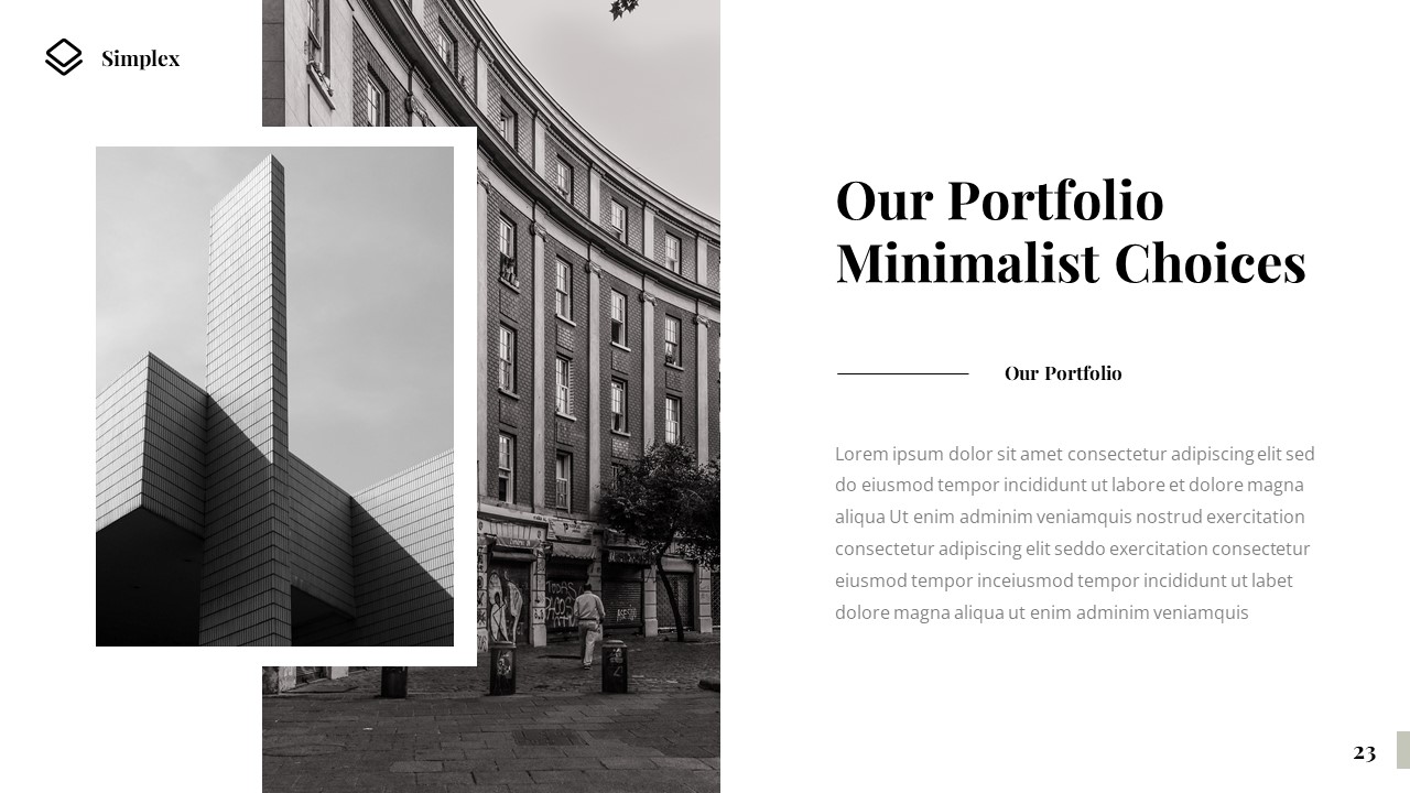 Simplex - Minimalist Keynote Template, Presentation Templates ...