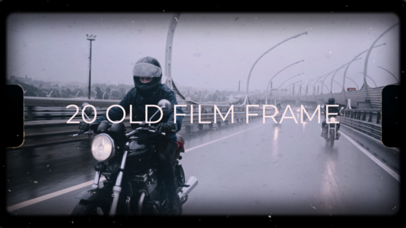 20 Old Film Frame Overlays, After Effects Project Files | VideoHive