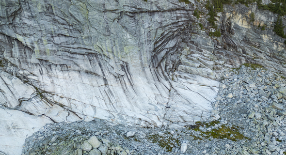 Scenic Rocky Cliff Face in BC, Canada Featuring Natural Geological ...