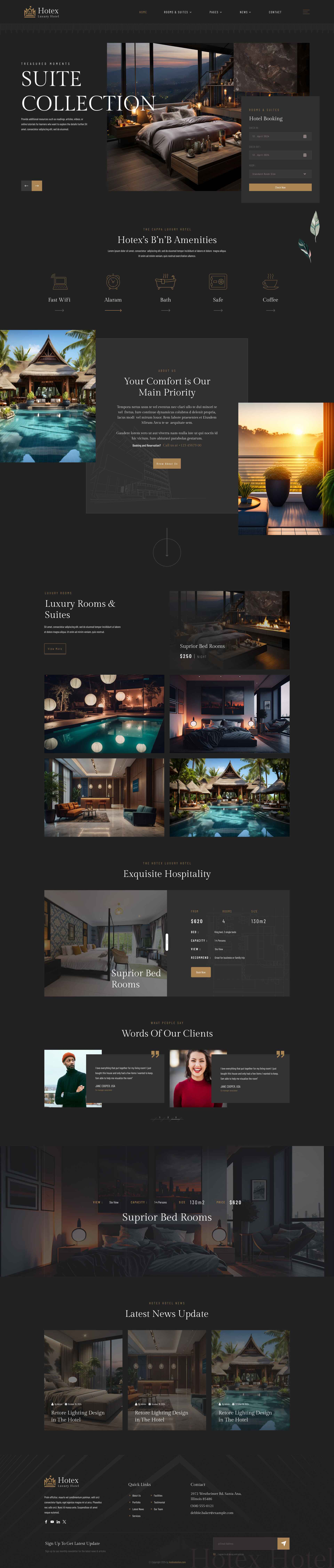 Hotex -Hotel Booking PSD Template by cmshaper | ThemeForest