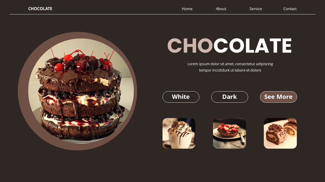 Chocolate - Food Powerpoint Templates, Presentation Templates ...