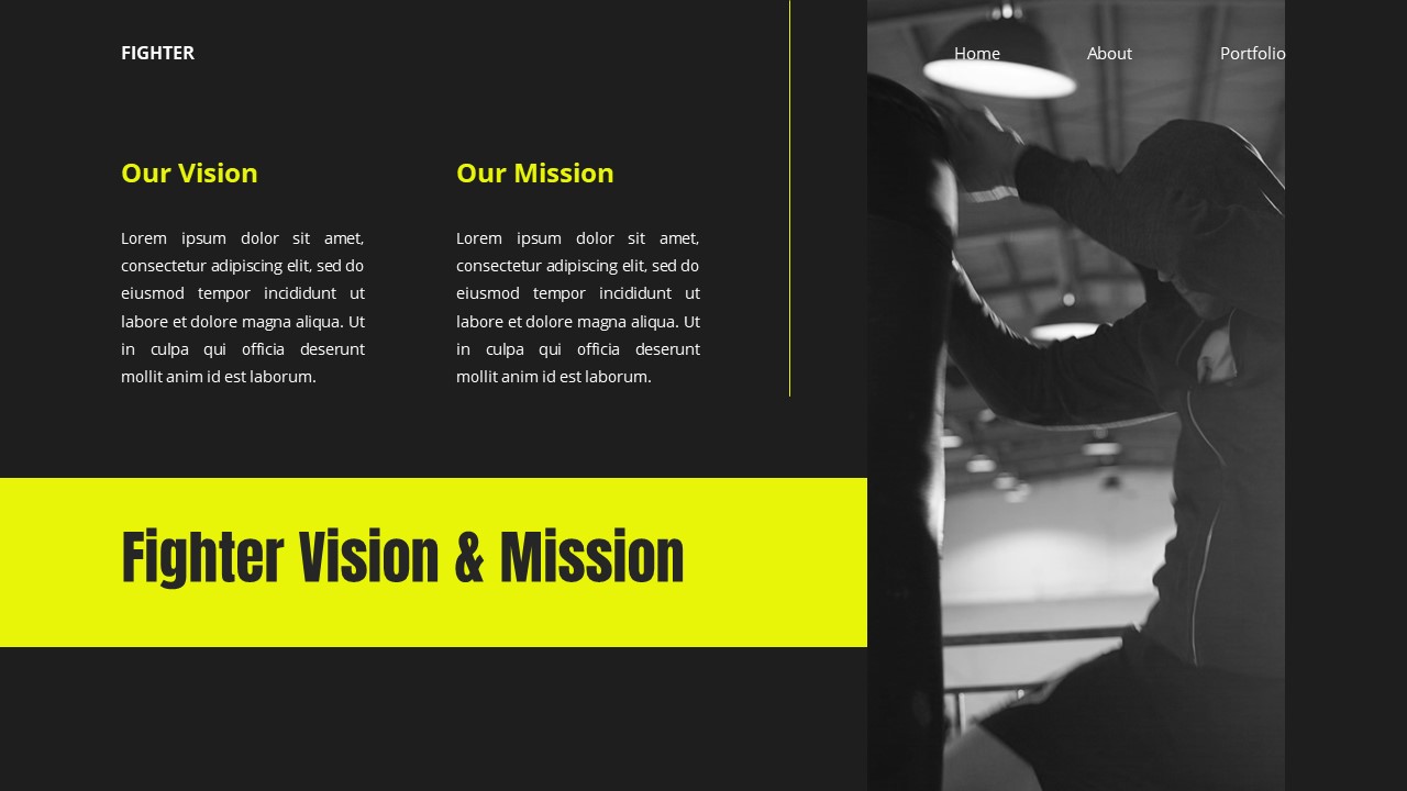 Fighter - Sport Powerpoint Templates, Presentation Templates | GraphicRiver