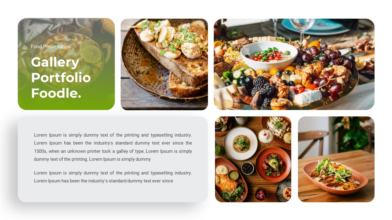 Foodle - Food PowerPoint Template, Presentation Templates | GraphicRiver